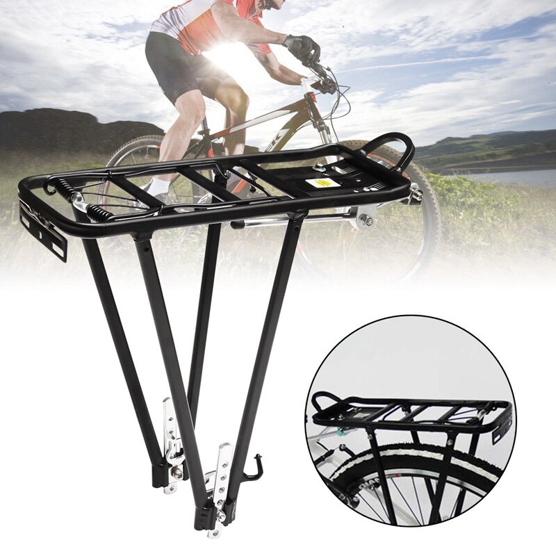 Rear Pannier Rack Mountain Bike Shelf Aluminum All... – Vicedeal