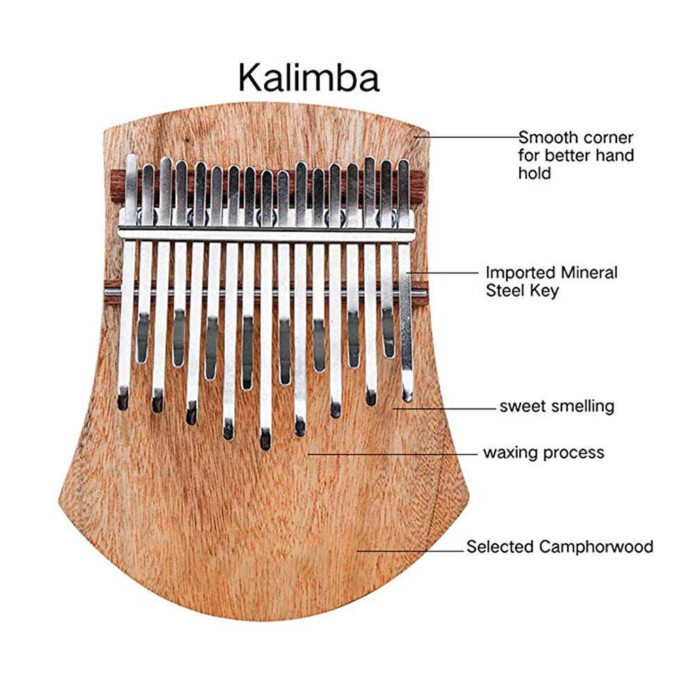 Gecko Kalimba 17 Schlüssel Daumen Klavier Mbira Ka... – Grandado Gecko Kalimba 17 Schlüssel Daumen Klavier Mbira Ka... – Grandado