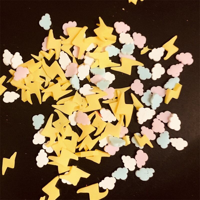 50G Flashing Lightning Cloud Polymeer Klei Strooi ... – Vicedeal