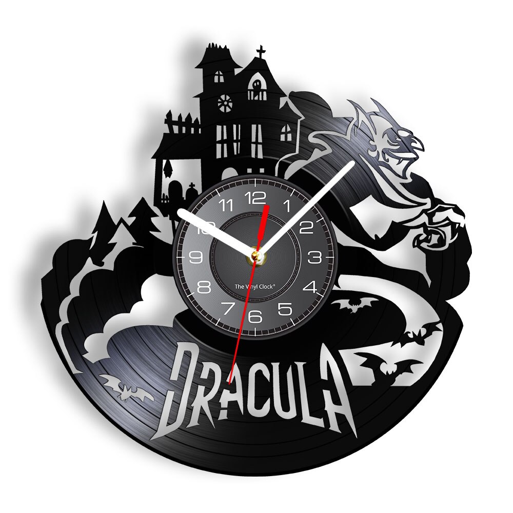 Earl of Vampire Inspired Retro Vinyl Wall Clock Go... – Vicedeal