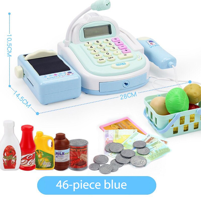 Elektronische Supermarkt Kassa Speelgoed Winkelwag... – Grandado