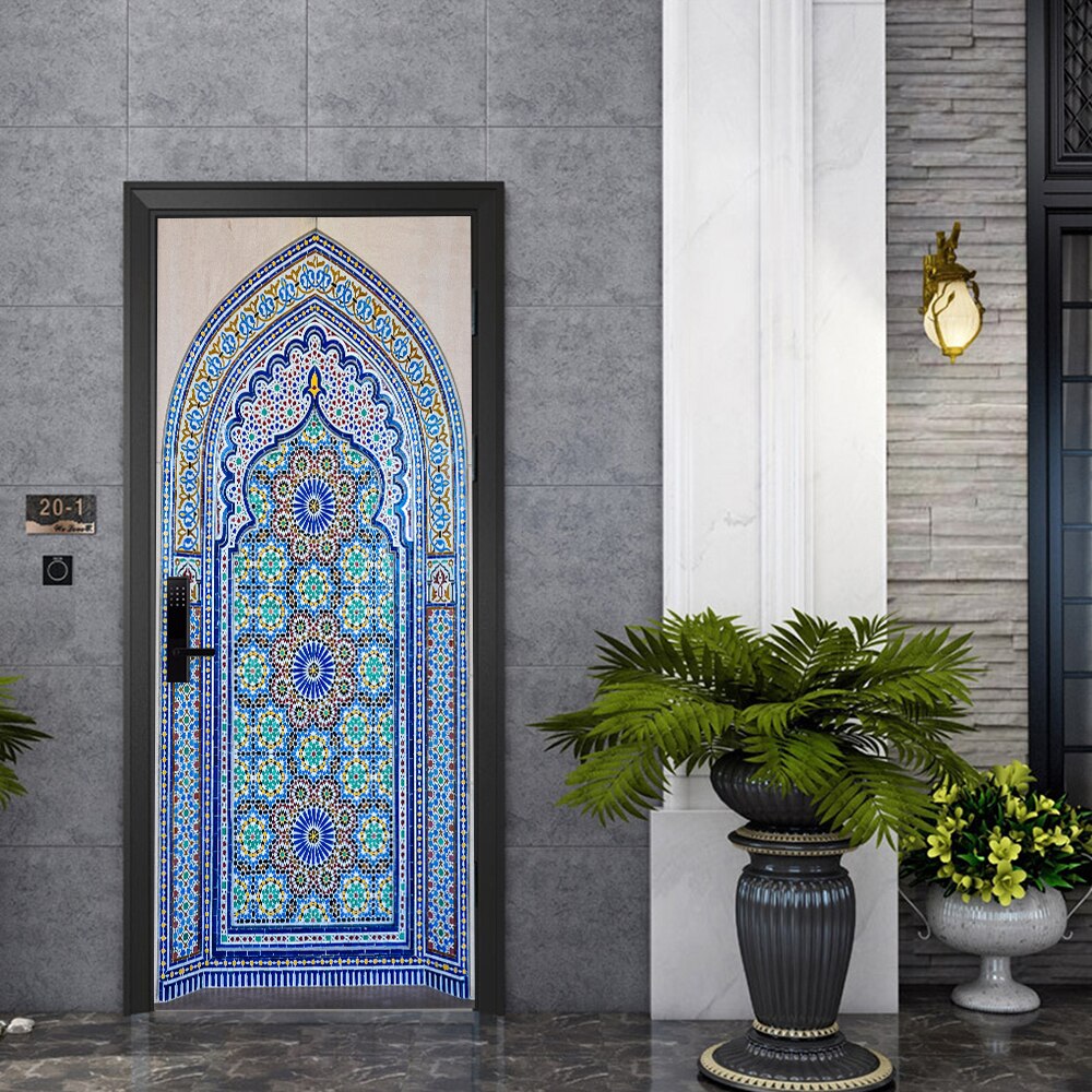 Arabic Pattern Muslim Eid Door Sticker Home Decora... – Vicedeal