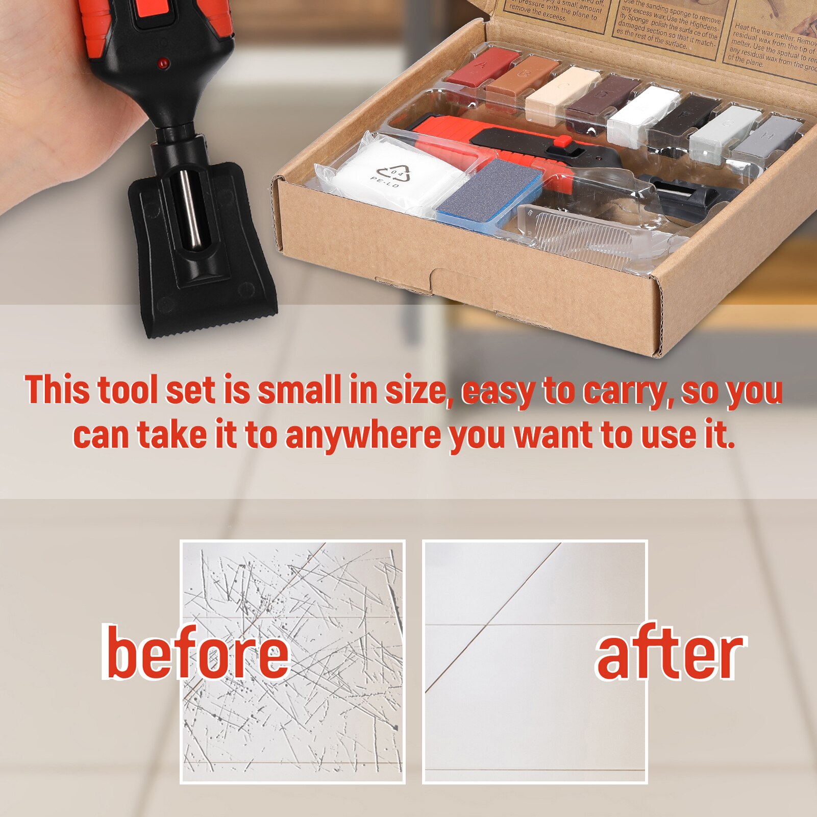 Ceramic Tile Repairing Tool Set Multifunction DIY ... – Grandado