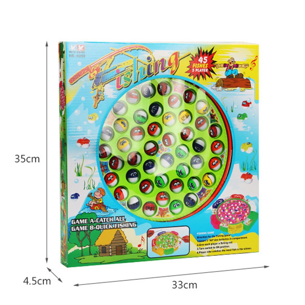 Electric Musical Rotating Fishing Toy Magnetic Fis... – Grandado