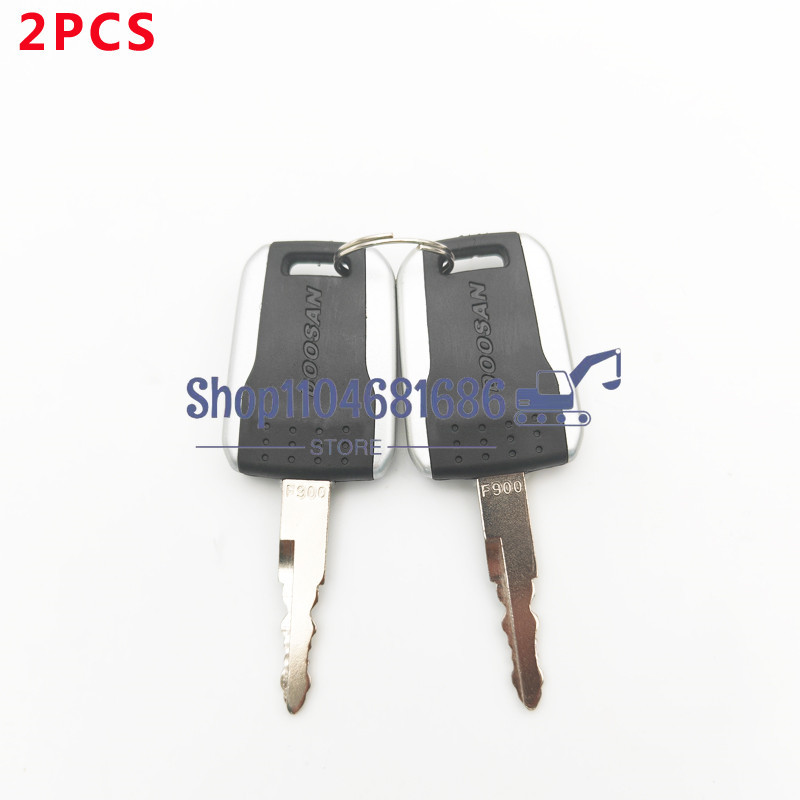 2 PCS F900 Key for Deawoo Doosan Terex Excavator H... – Grandado
