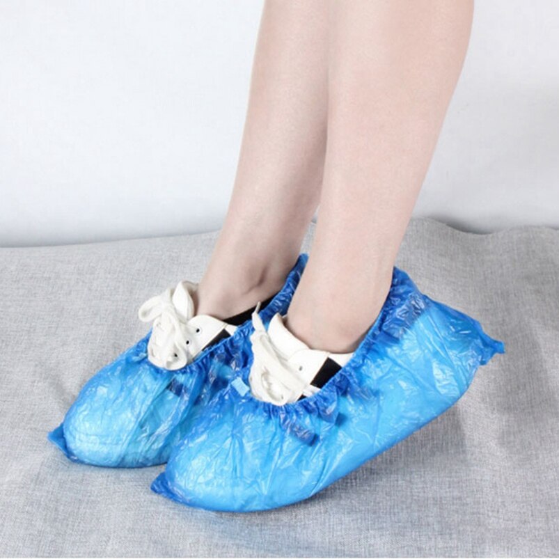 100pcs Disposable Plastic Safety Shoe Cover Thick ... – Vicedeal