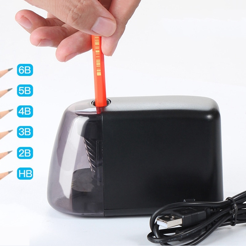 Electric Pencil Sharpener Heavy-Duty Helical Blade... – Grandado