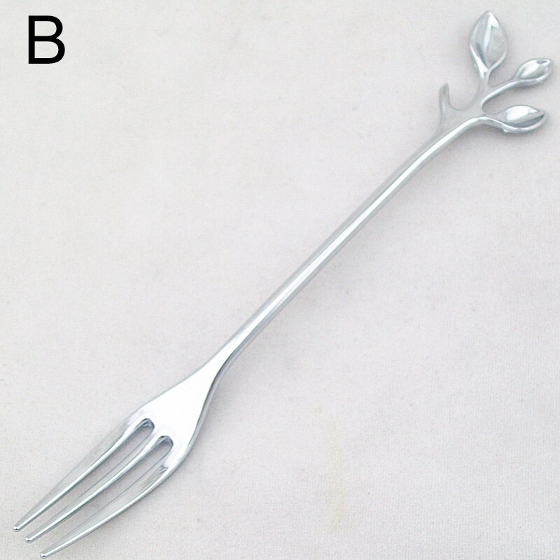 1pc Leaves Dessert Spoon Fork Coffee Stirring Spoo... – Vicedeal