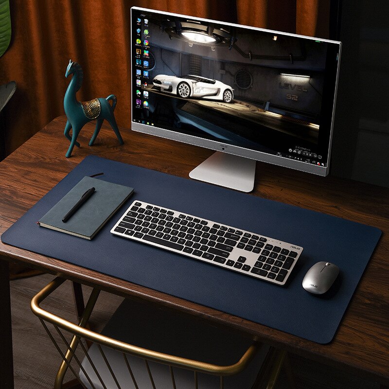 Solid Color Leather Desk Pad Student Waterproof Co... – Vicedeal