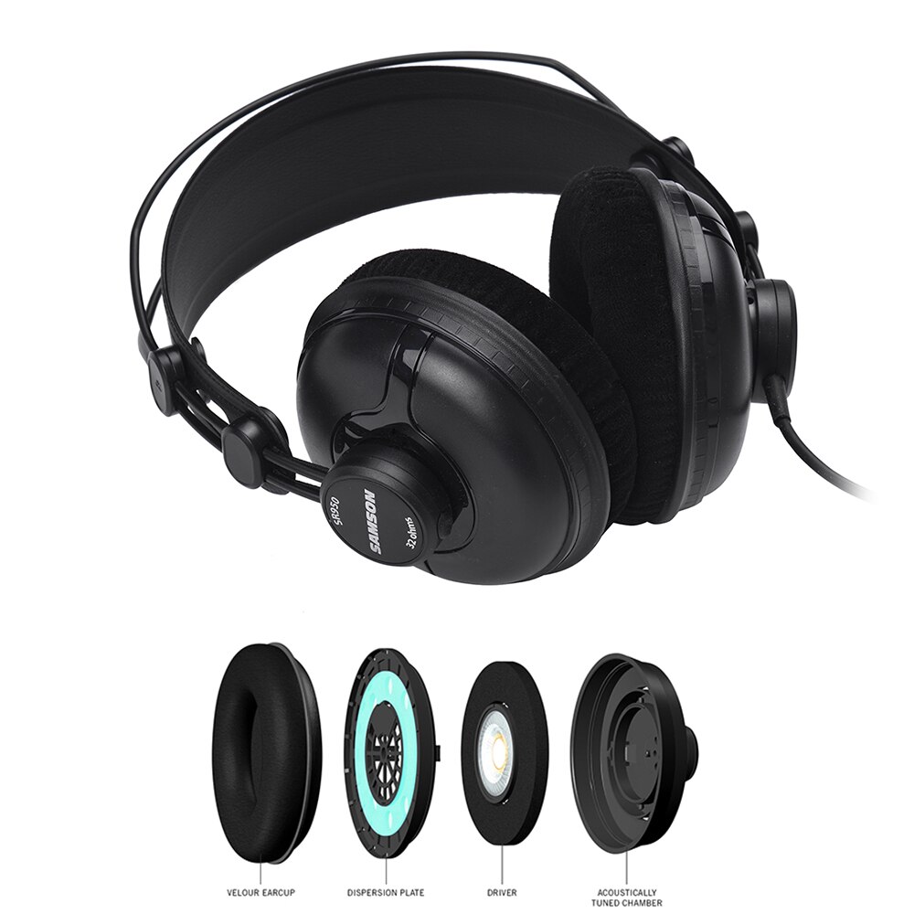 SAMSON SR950 Studio Reference Monitor Headphone Dy... – Grandado