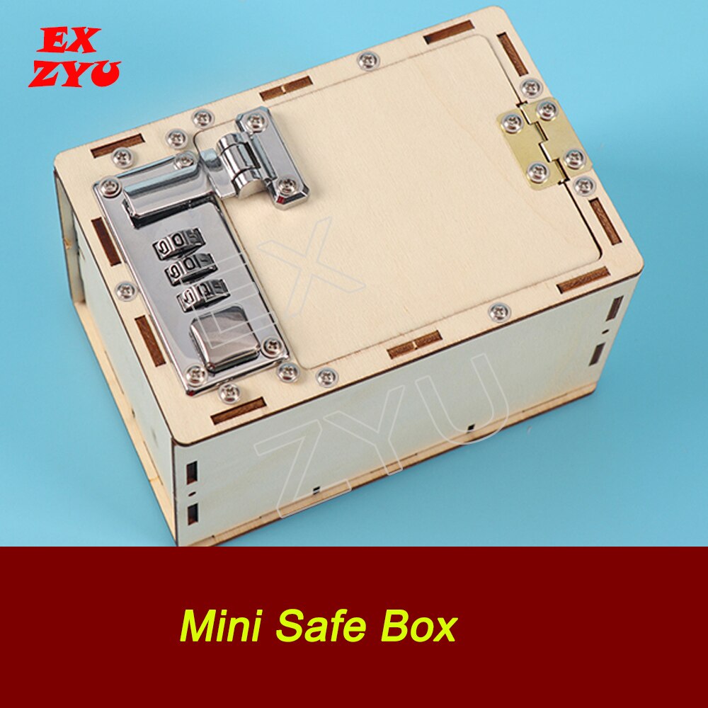 EXZYU Mini Safe Box Prop Real Life Escape Room Get... – Vicedeal