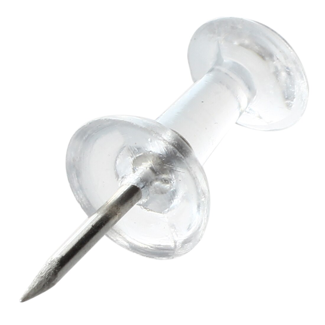 80 x Clear Push Pins Transparent Plastic – Grandado
