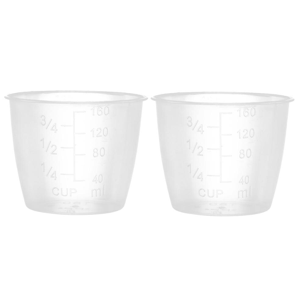 2/5/10Pcs 160ml Measuring Cups Clear Scale Plastic... – Vicedeal