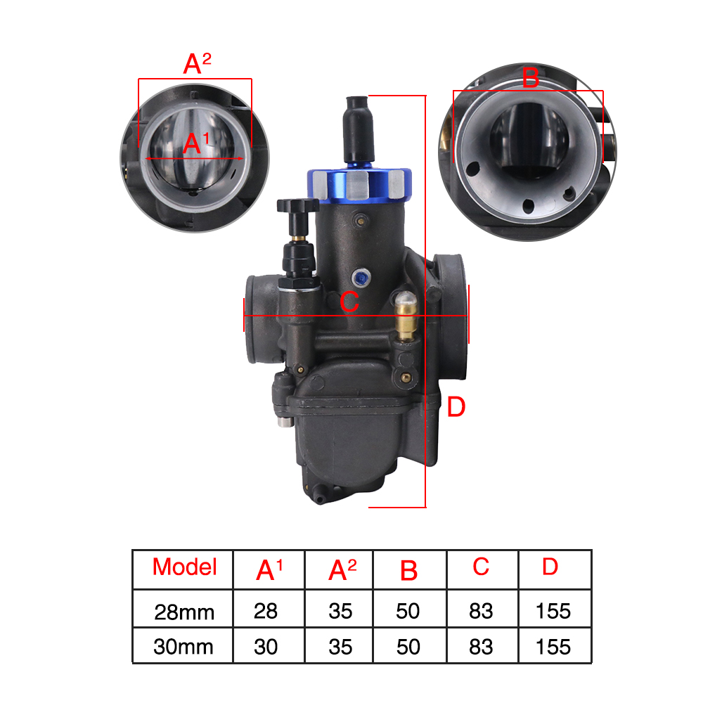 Racing PE28 Carburetor 28mm Carb For Keihin ATV Qu... – Grandado