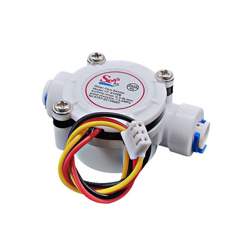 DN6 G 1/4 \ "Pe Water Meter Flow Sensor Teller 0.3... – Vicedeal