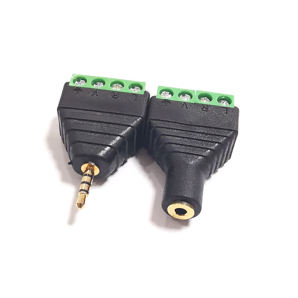 Cerrxian 2.5/3,5mm 4 Pole Stereo TRRS Audio- Video... – Grandado