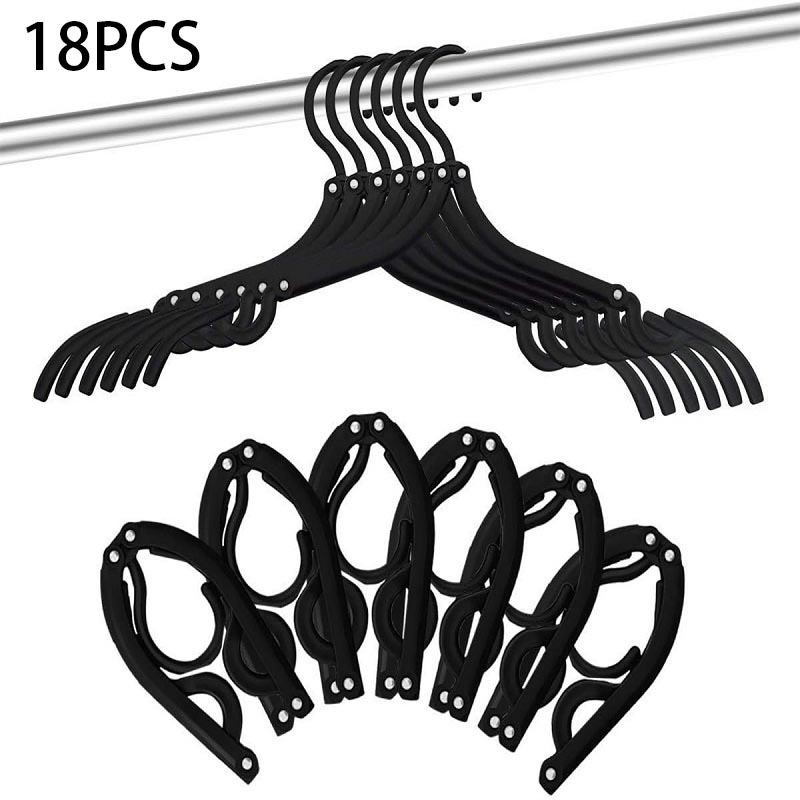 Set med of 6/12/18 reseklädgalgar, bärbara, lätta... – Vicedeal