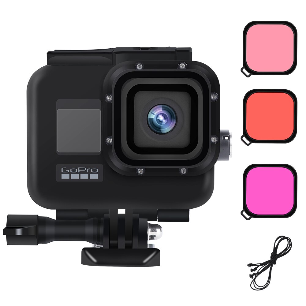 Dive Case For Gopro Hero 8 Waterproof Housing Case... – Grandado