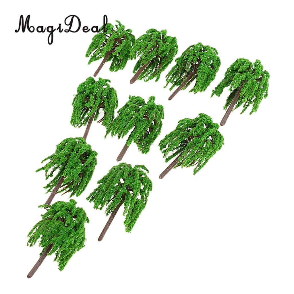 10Pcs/Lot 1/150 Model Trees Train Railroad Railway... – Vicedeal