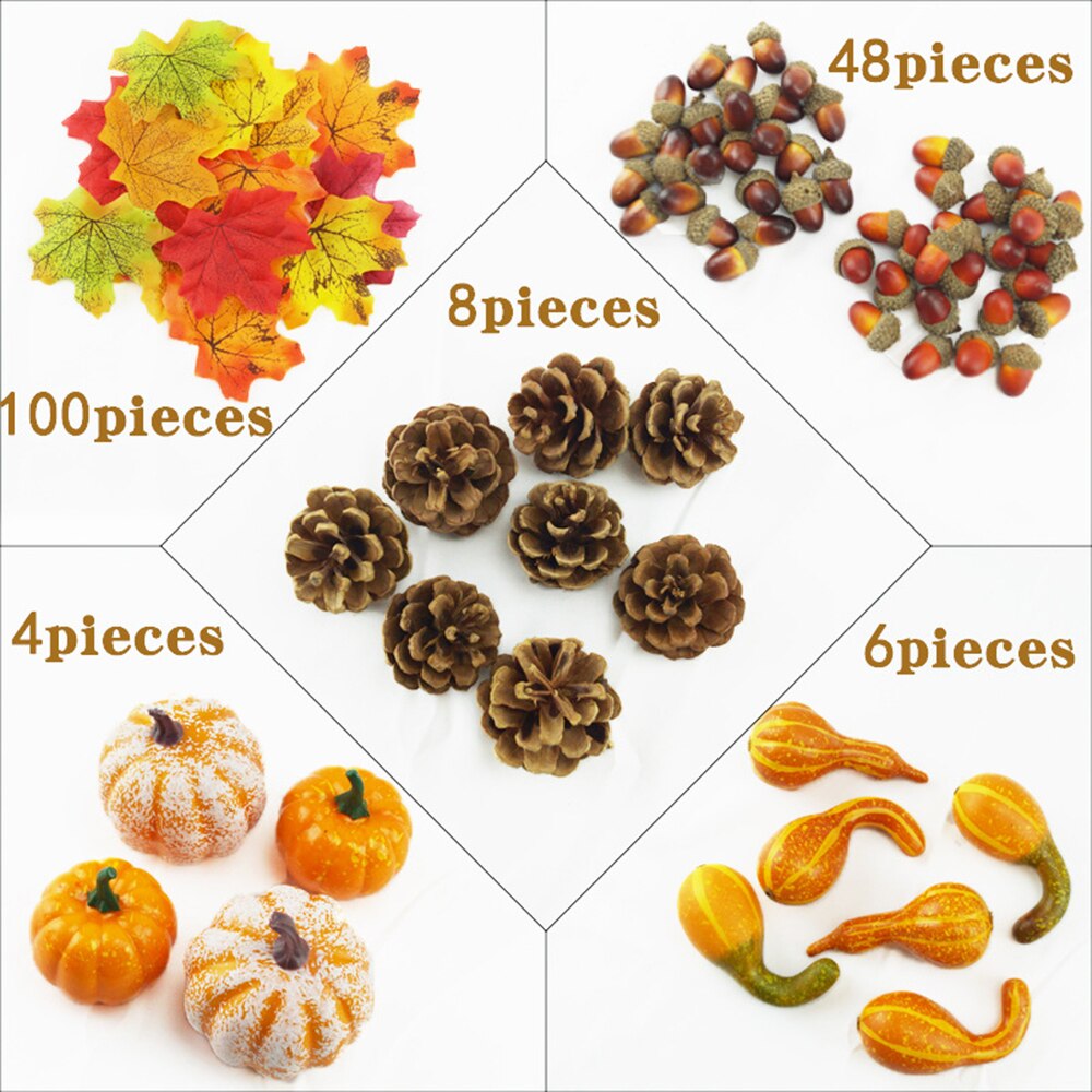 Fall Autumn Decoration Pumpkins Harvest Props Fall... – Grandado