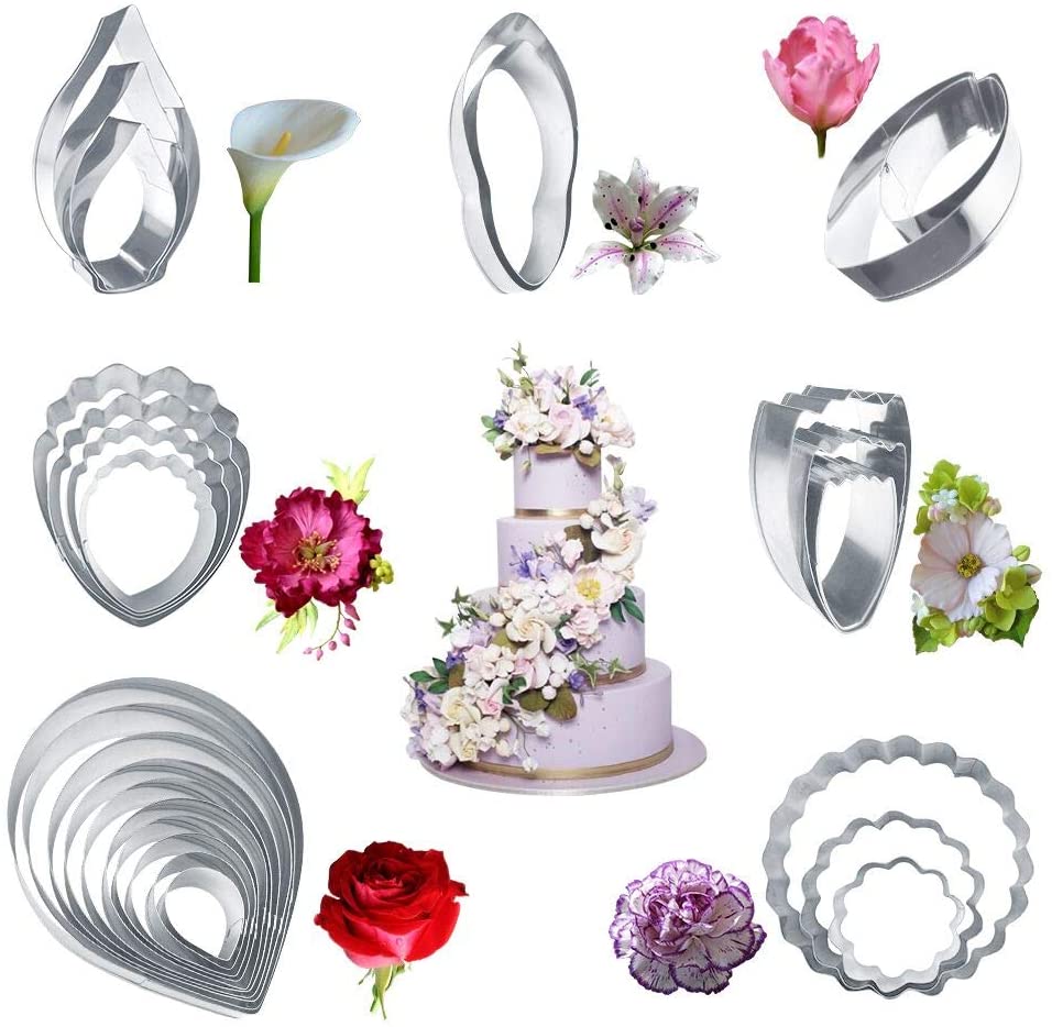 Stainless Steel Cutters Gumpaste Flower DIY Craft ... – Grandado