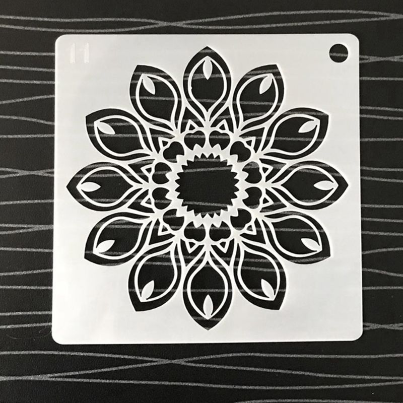 48 Pieces Mandala Stencils Mandala Painting Templa... – Vicedeal