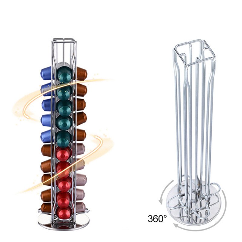 Nespresso Koffie Pods Houder Roterende Rack Koffie... – Grandado