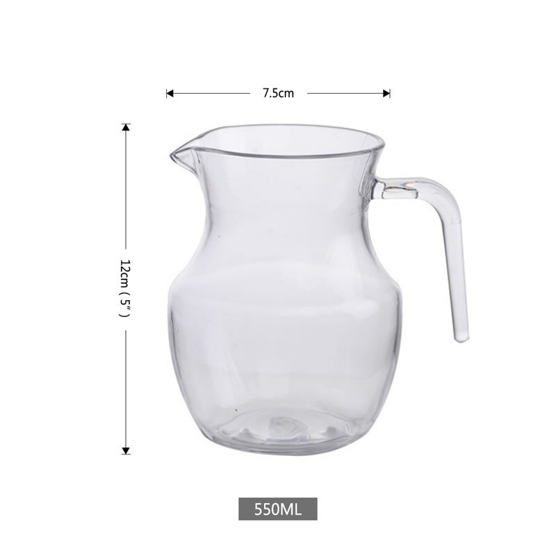 Plastic Serving Pitcher Transparent Water Carafe f... – Grandado