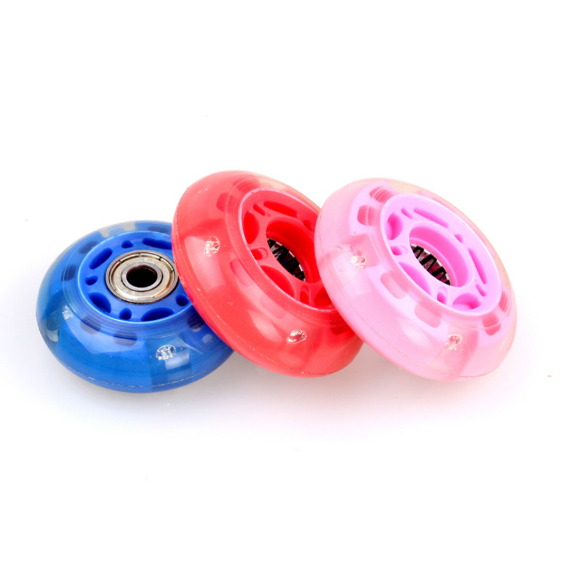 4 Stuks 70Mm Knipperende Roller Wiel Inline Skates... – Grandado