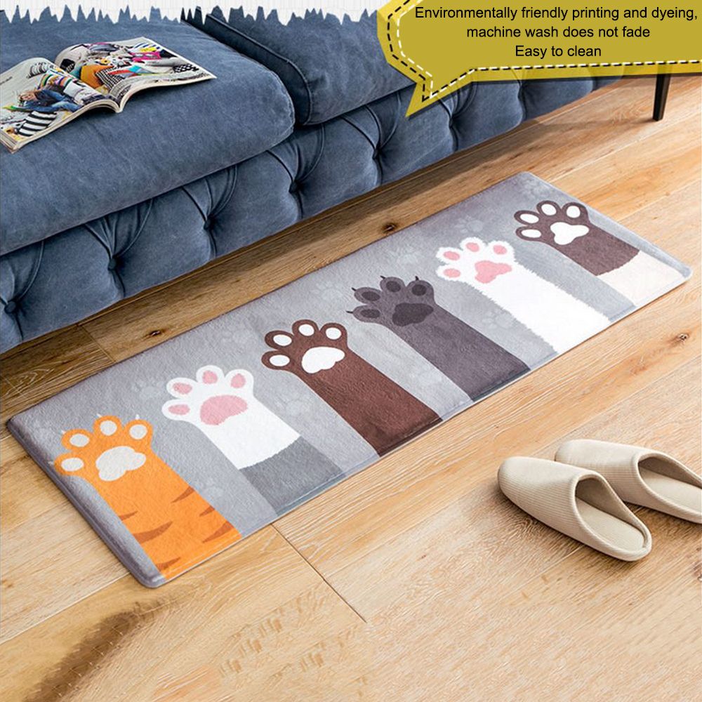 Waterproof Non-slip Carpet Short Velvet Cat Paw Ab... – Vicedeal