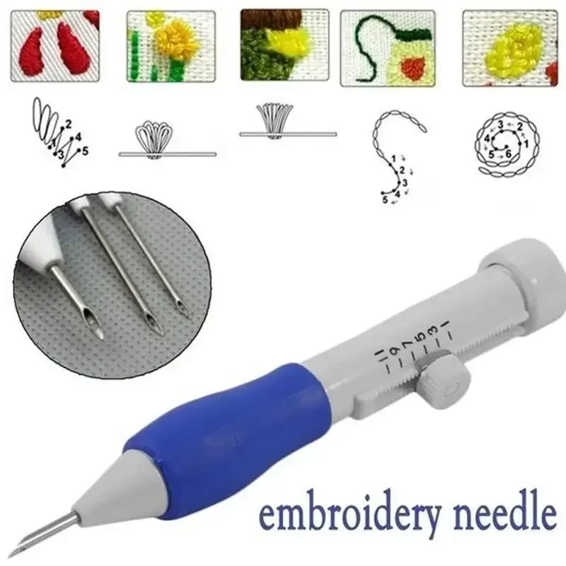 Embroidery Punch Needle Kit Stitching Tool Set Mag... – Grandado
