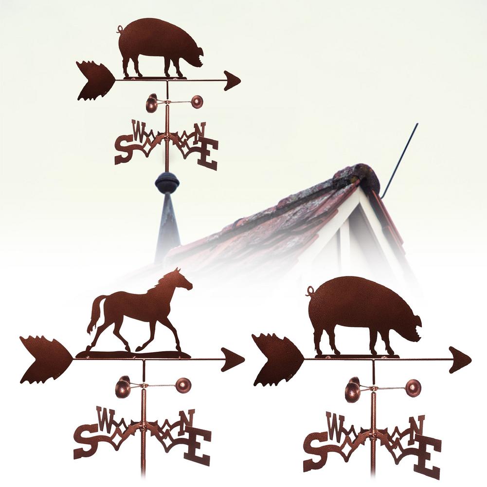 Metal Weather Vane Stainless Steel Roof Mount Wind... – Grandado