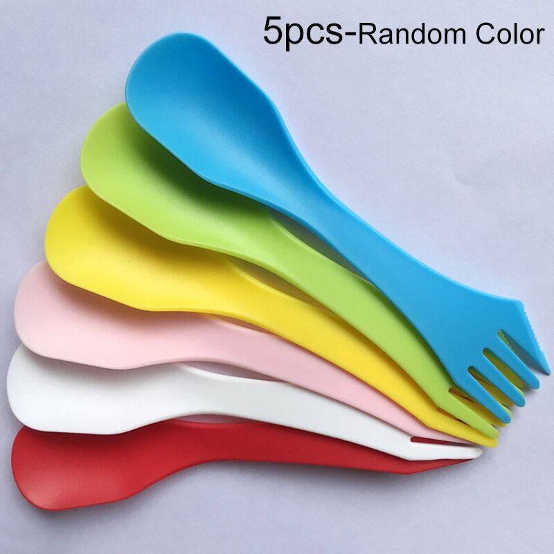 Huishoudelijke Plastic Bestek Drie-In-een Servies ... – Grandado