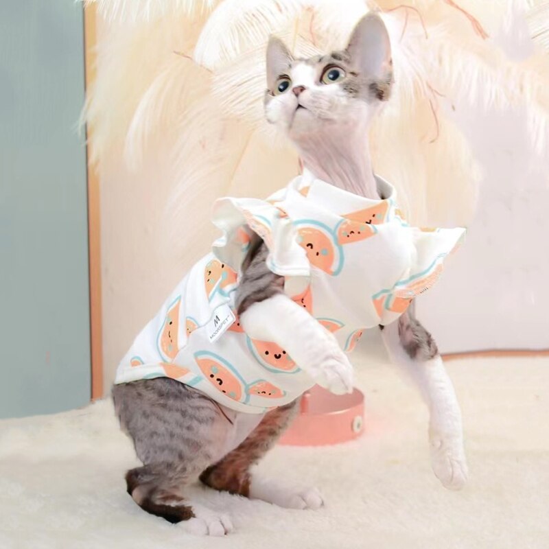 Luxe Sphynx Kat Kleding Zomer Hond Fancy Dress Voo... – LovingPrices