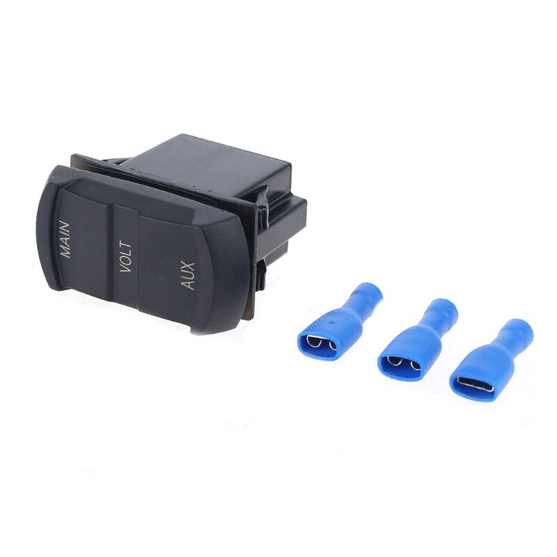 Dual Voltmeter Voltage Battery Monitor LED Display... – Vicedeal