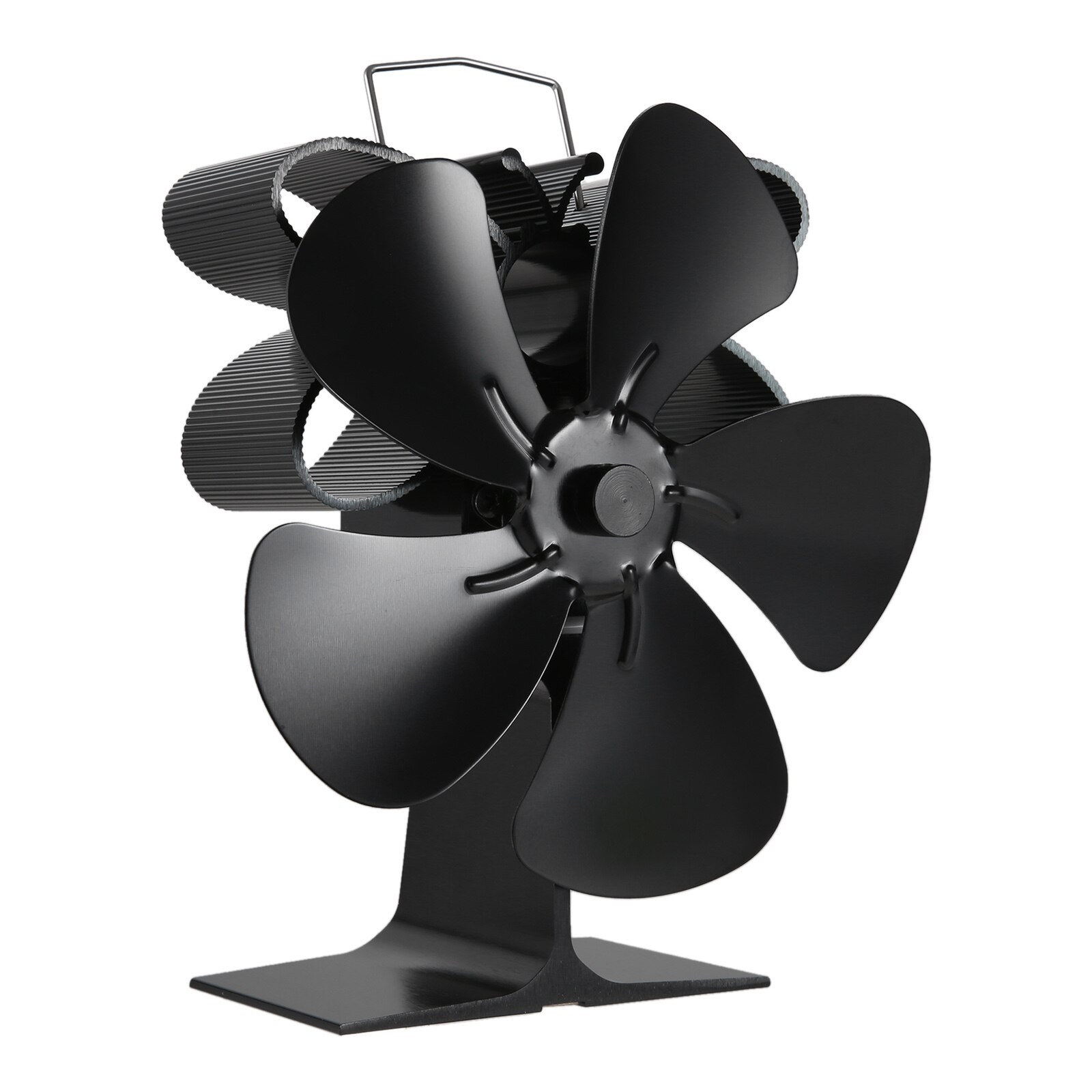 Fireplace Fan 5 Blades Stove Fan Heat PoweredPower... – Grandado