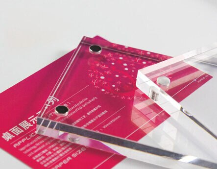 6 inch clear magnetic acrylic block, card / poster... – Grandado