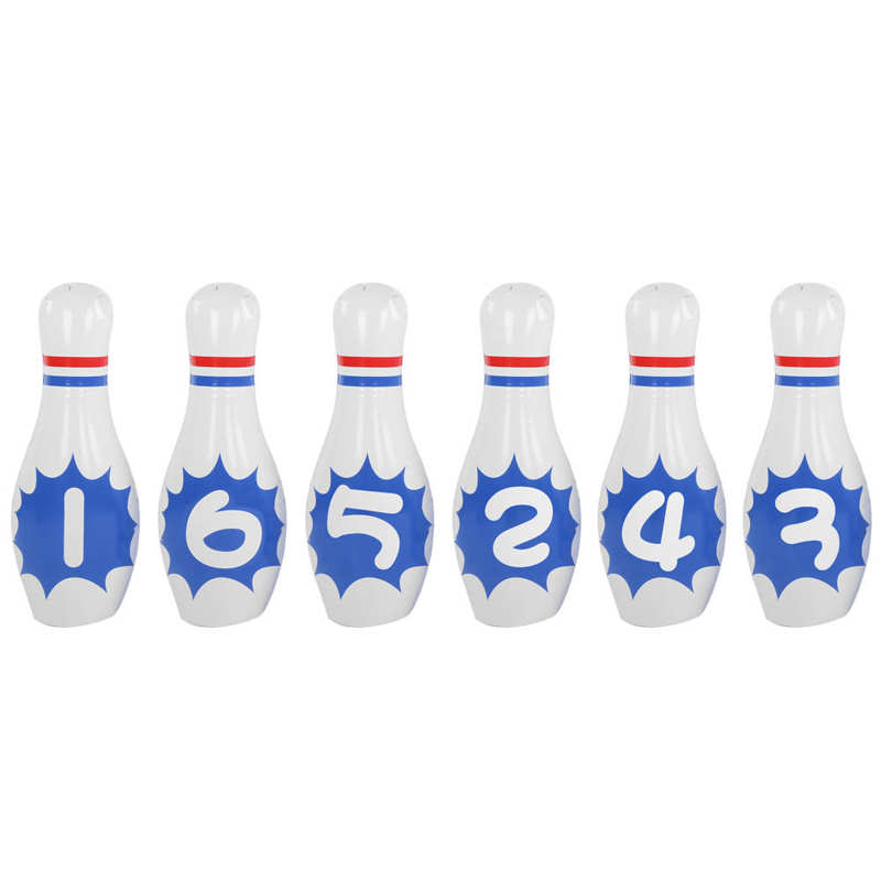Indoor/Outdoor Games Inflatable Bowling Set 6pcs B... – Grandado