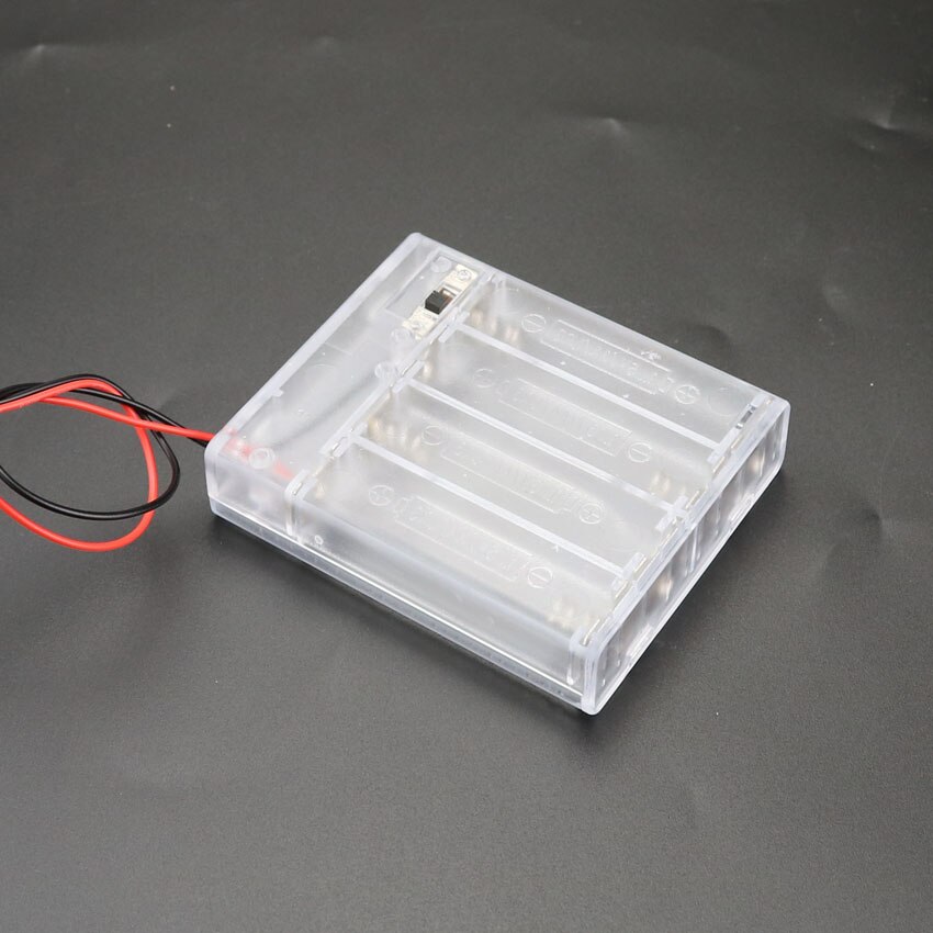 4× AA Battery Holder Box Case With ON/OFF Switch 4... – Grandado