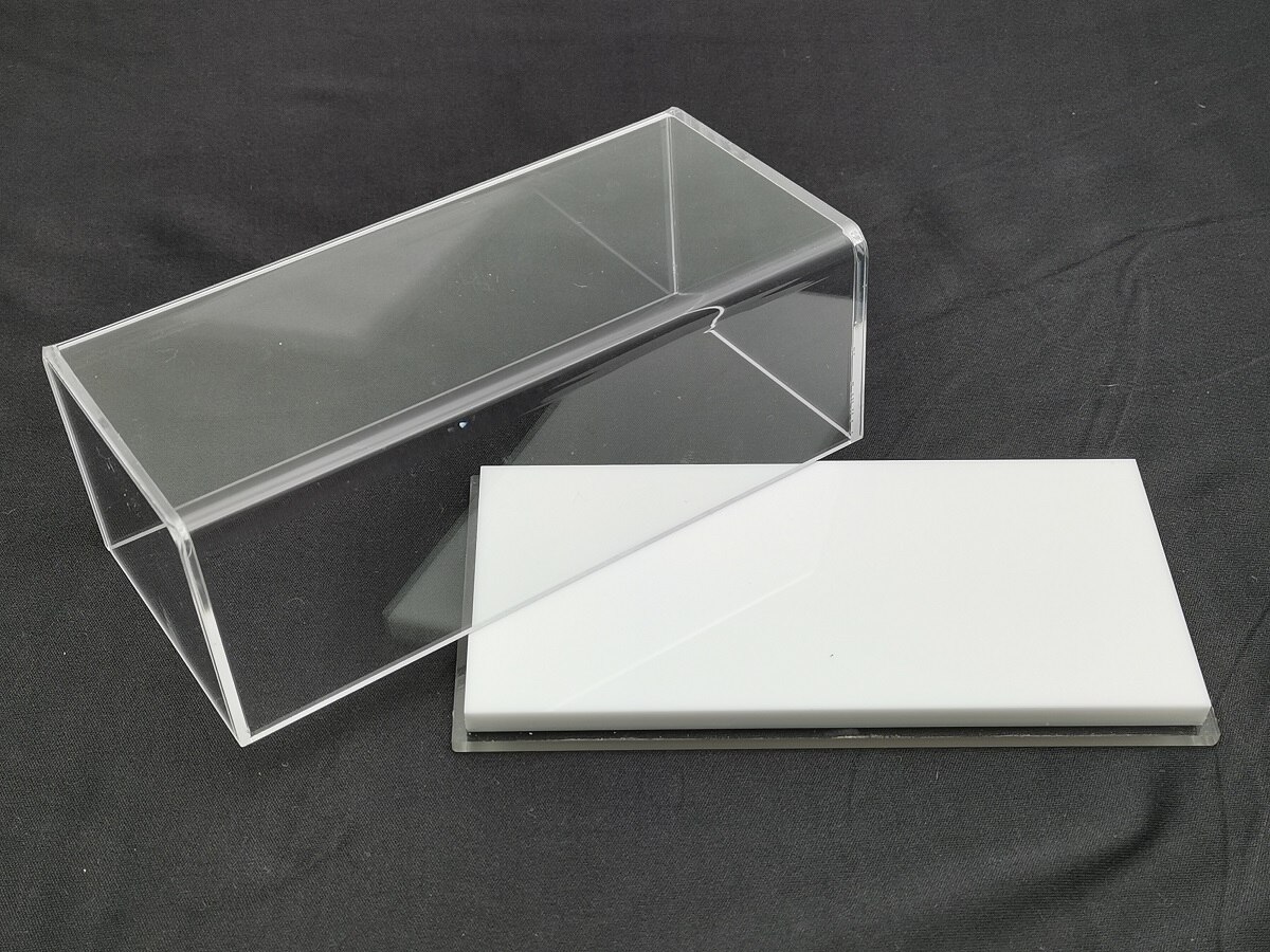 Glass Display Box 1/64 Model car display Acrylic m... – Grandado