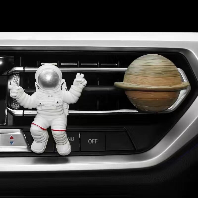 Moon Earth Planet Astronauts Model Car Air Freshne... – Grandado