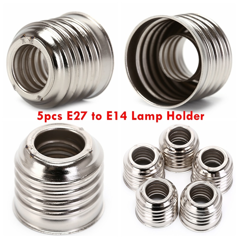 5Pcs E27 Om E14 Lamphouder Converter Socket Light ... – Grandado