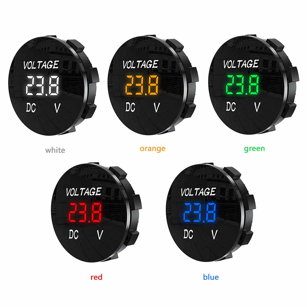 Dc 5V-48V Digital Panel Voltmeter Voltage Meter Te... – Grandado