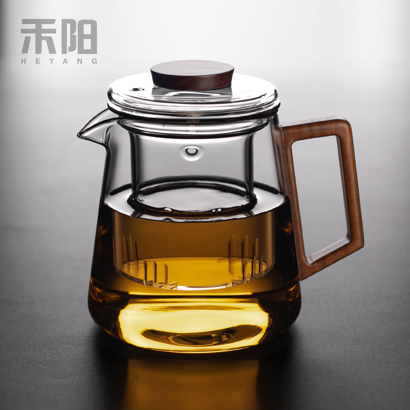 High temperature resistant glass teapot filter ret... – Vicedeal