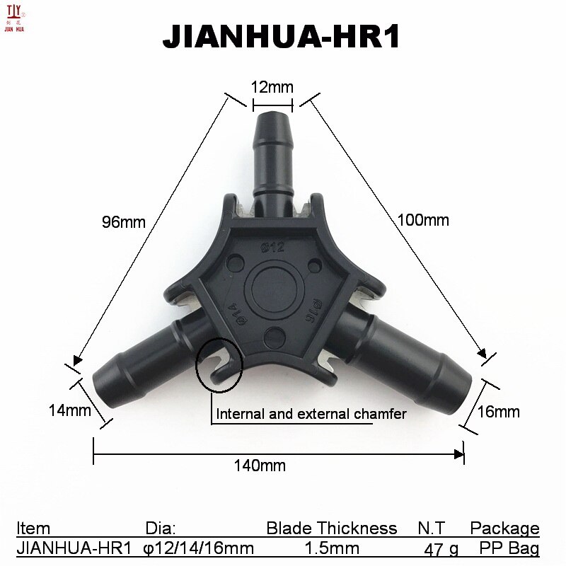 1 kpl musta pex-al pex-putken avarrin 12mm 14mm 16... – Vicedeal