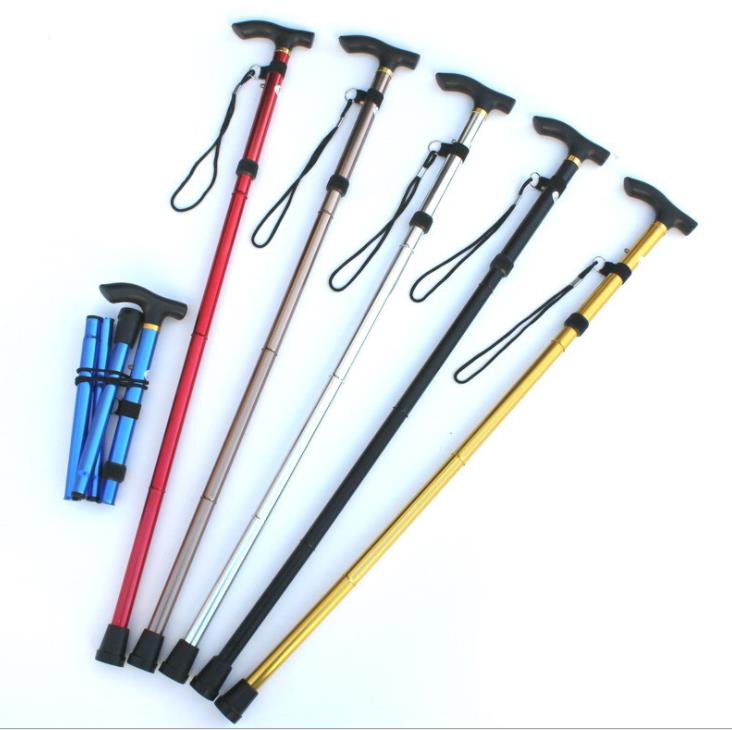 Aluminum Alloy Folding Cane Four-Section Telescopi... – Grandado