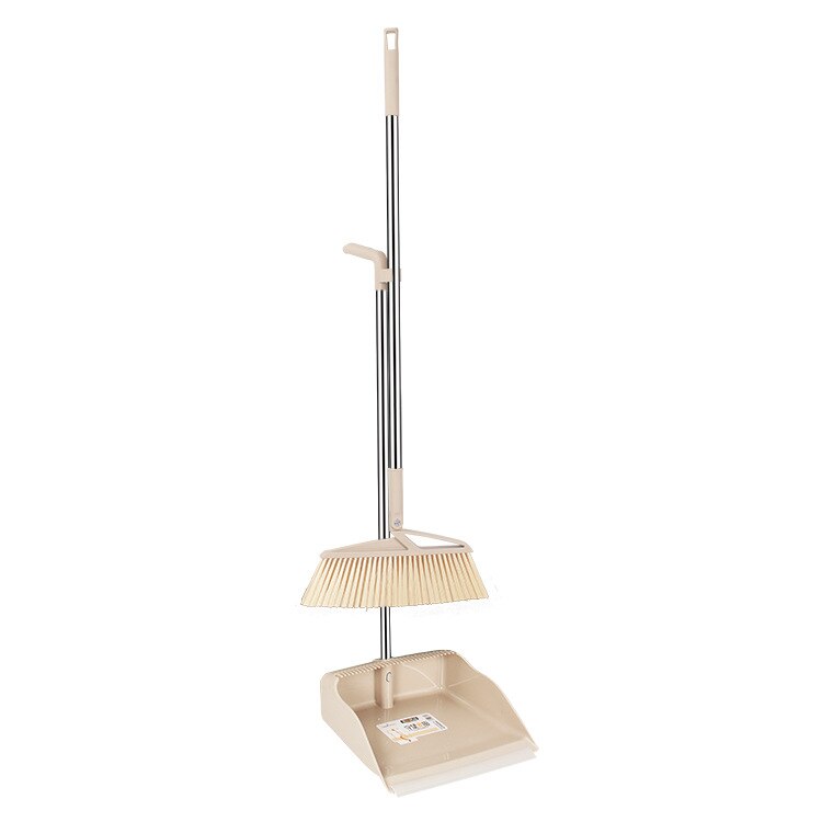 Rotatable Broom And Dustpan Foldable Set Long Hand... – Grandado