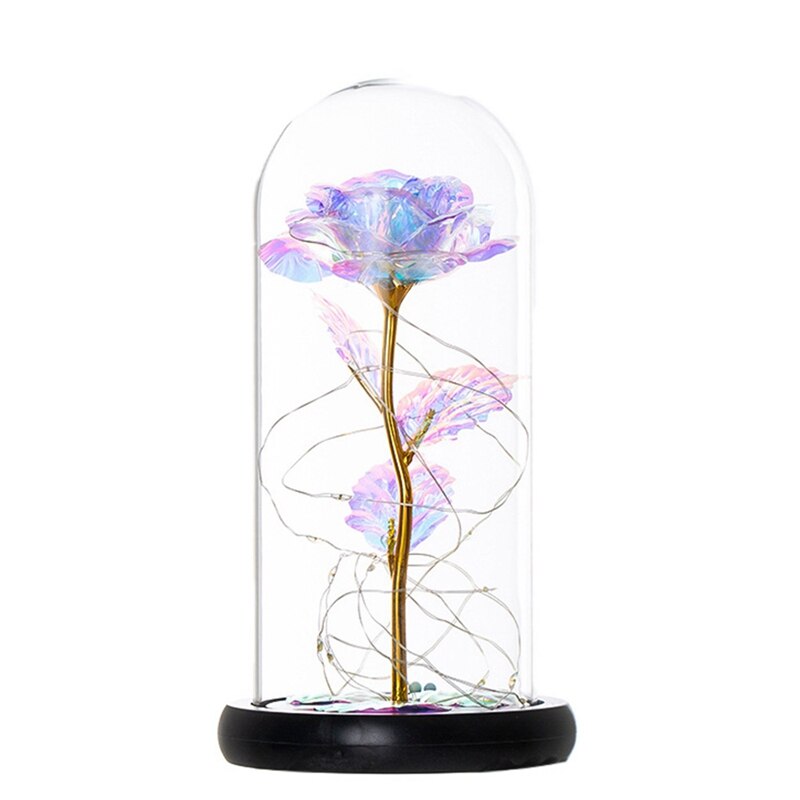 Rose Kit,Colorful Gold Foil Rose and LED Light in ... – Vicedeal