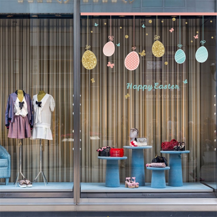 Happy Easter Wall Sticker Egg Wall Stickers For Ki... – Grandado