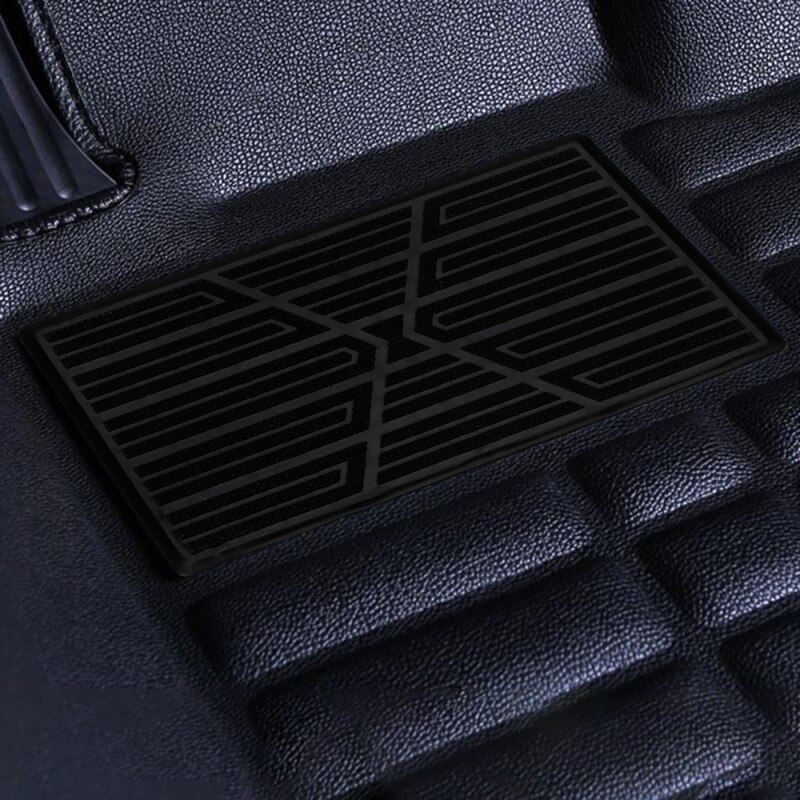 Universal Black Pvc Auto Vloer Tapijt Pad Hak Voet... – Grandado